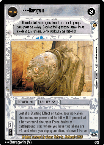 Star Wars Cardlists - Virtual Master