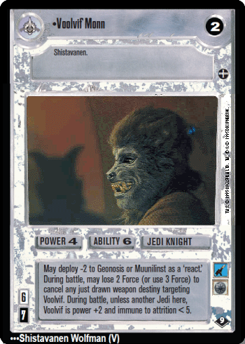 Star Wars Cardlists - Virtual Block 9