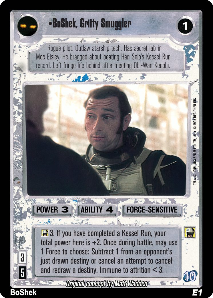 Star Wars Cardlists - Set 10